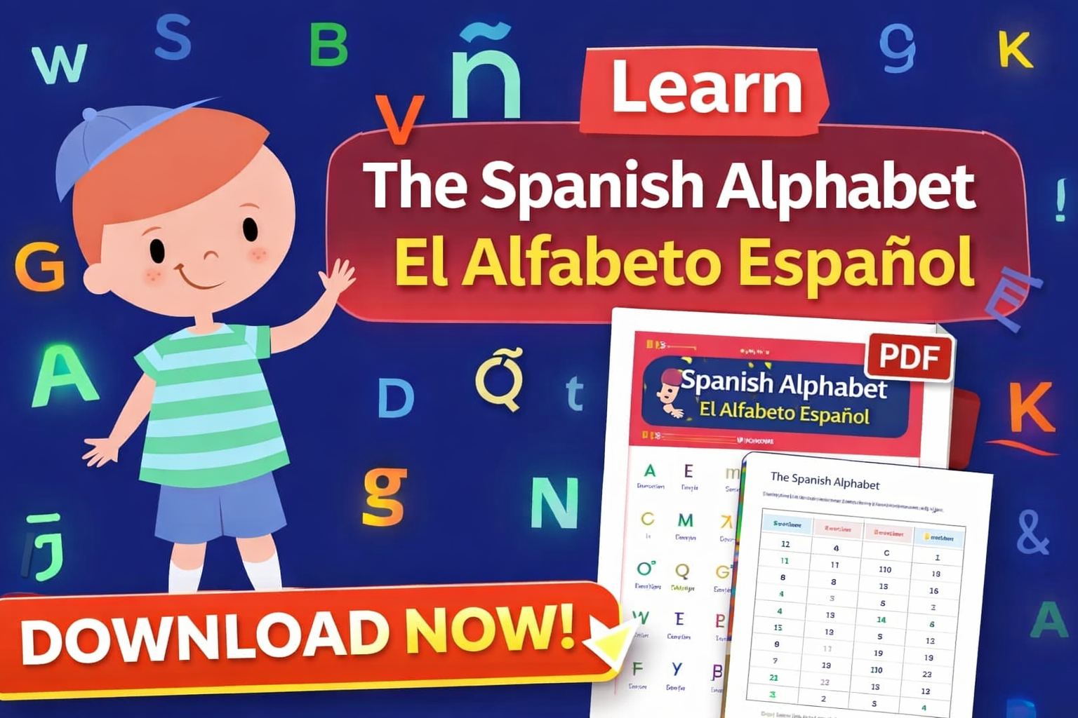 7. The Spanish Alphabet – Learn All the Letters with Ease (PDF Guide ...